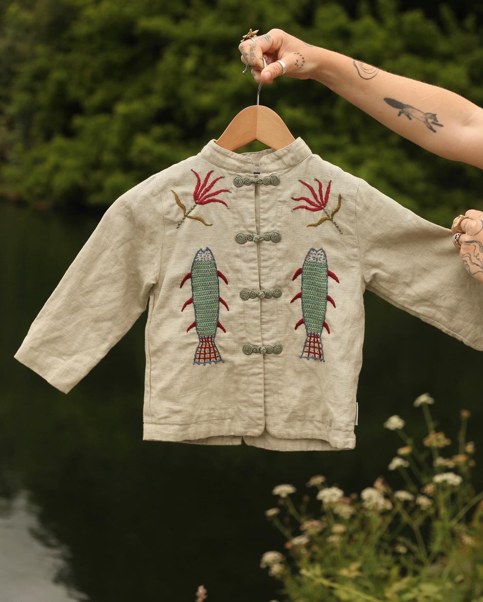 Hand Embroidered Clothing – Madeleine Illustration